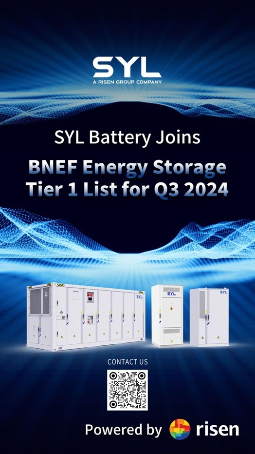SYL Battery Joins the BNEF Energy Storage Tier 1 List for Q3 2024 ...